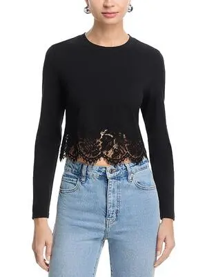 Generation Love Tabitha Lace Top - Black