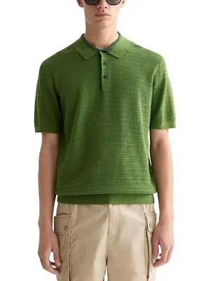 Scotch & Soda Structured Polo Shirt - Garden Green