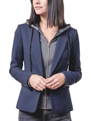 Central Park West Ryder Dickie Blazer - Grey-navy