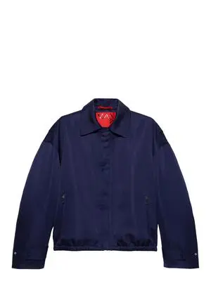Max & Co. Satin Bomber Jacket - Blue