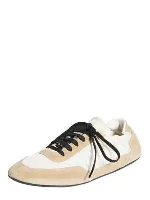 Prada Collapse Low Top Sneaker - Beige