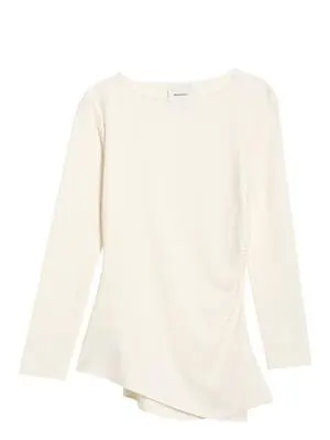 REFORMATION Margot Asymmetric Knit Top