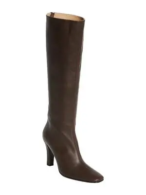THE ROW Mona Knee High Boots - Vintage Brown