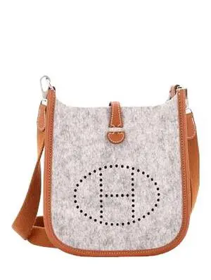 Hermès Evelyne Bag Gen Iii Felt Tpm - Gris Clair