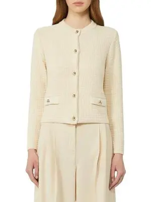 Max Mara Vodka Alpaca Blend Cardigan - Ecru