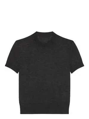 Givenchy Short Sleeve Sweater - Charcoal