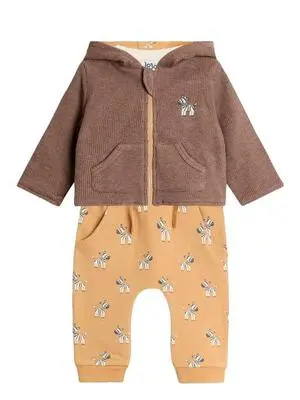 JOJO MAMAN BEBE Three-piece Set - Brown