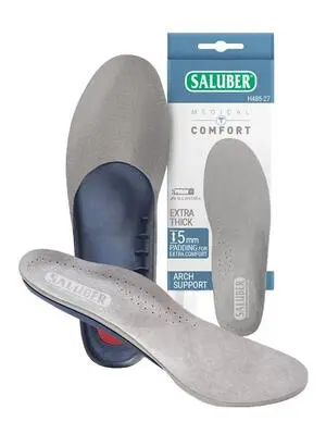 SALUBER Comfort Full Length Orthotic Insole - Gray