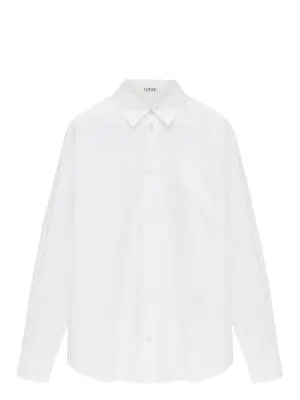 Loewe Cotton-blend Poplin Shirt - White