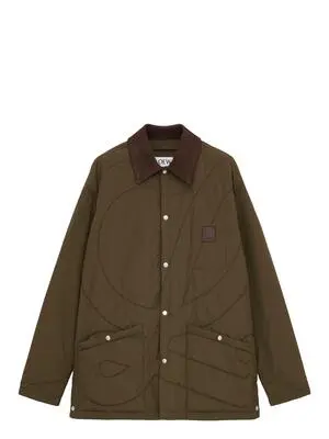 Loewe Quilted Overshirt - Green