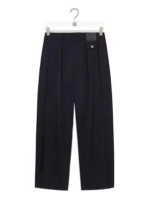 Loewe Cavalry Twill Trousers - Navy