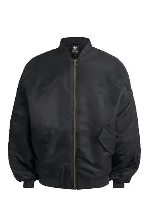 WILLY CHAVARRIA X Adidas Satin Bomber Jacket - Black