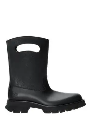 Loewe Leather Ankle Boots - Black