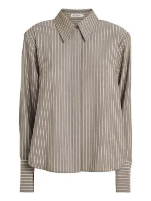 Camilla And Marc Illias Striped Shirt - Grey