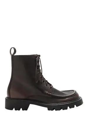 Loewe Sierra Leather Boots - Brown