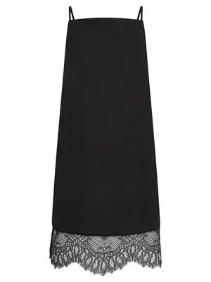 Camilla And Marc Silk-cotton Lira Mini Dress - Black