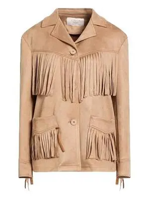KAOS JEANS Safari Jacket With Fringe Detail