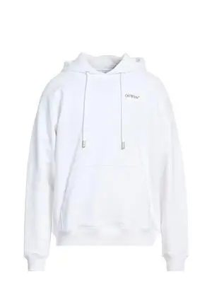 OFF-WHITE™ Cotton-blend French Terry Sweatshirt - White