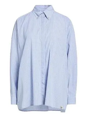 OTTOD'AME Woven Checked Shirt - Blue