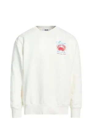 MSGM Cotton Sweatshirt - White