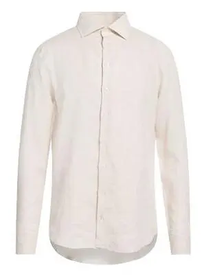 Giorgio Armani Shirt Sand Size Linen - Beige