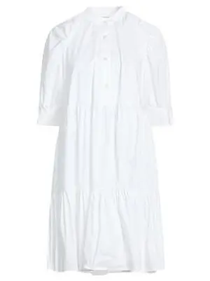 SHIRTAPORTER Mini Cotton Shirt Dress - White