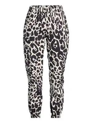 SHIRTAPORTER Leopard-print Cargo Pants - Black
