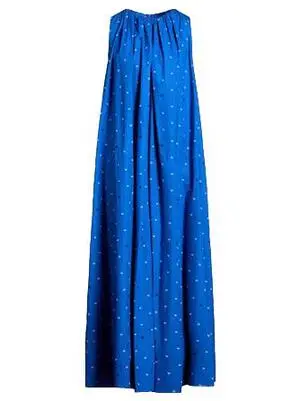 ALYSI Maxi Cotton Dress - Blue