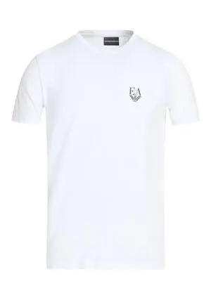Emporio Armani T-shirt Size Cotton, Elastane - White