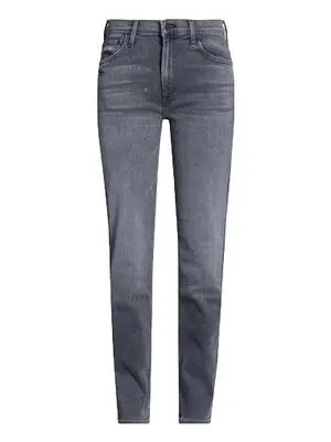 MOTHER Tapered Denim Jeans - Grey