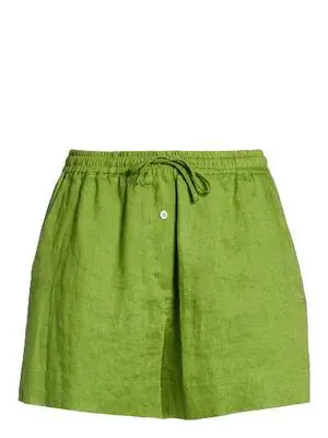 OTTOD'AME Linen Shorts - Green