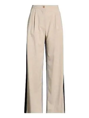 OTTOD'AME Wide-leg Stretch Pants - Beige