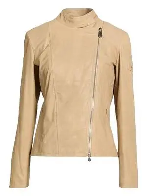 PEUTEREY Leather Biker Jacket