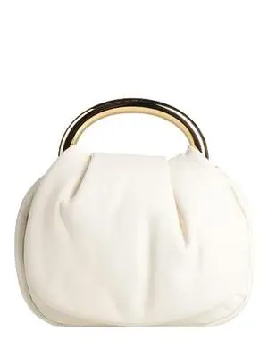 Blumarine Handbag In Sheepskin - White