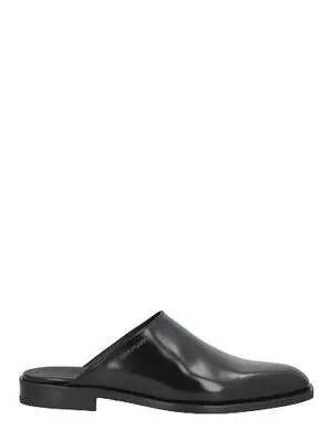 FERRAGAMO Leather Mules - Black