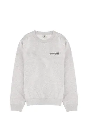 SPORTY & RICH Logo Sweatshirt - Grey