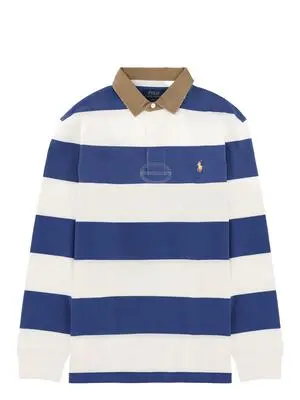 Polo Ralph Lauren Polo Shirt "rugby" With Logo - Blue