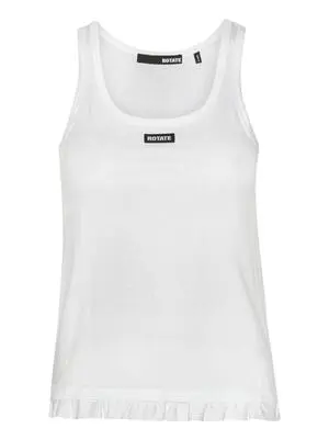 Remain Birger Christensen Top With Logo - White