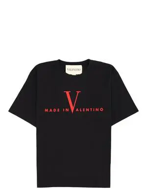 Valentino Garavani Made In " T-shirt - Black