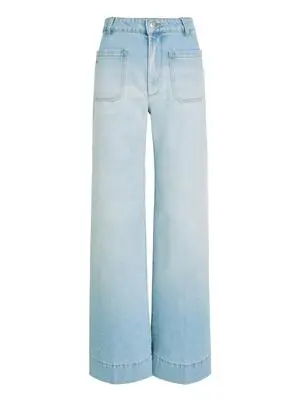 Victoria Beckham Alina Flared-leg Jeans - Denim