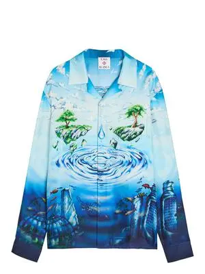 Casablanca Lost Atlantis Printed Silk Shirt - Multicoloured 1