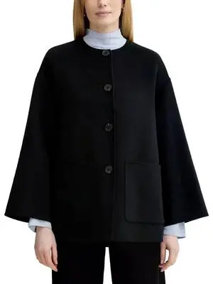Marc O'polo Button Flap Pocket Coat - Blue