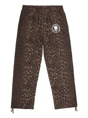 Supreme Number Ine Drawstring Sweatpant - Leopard