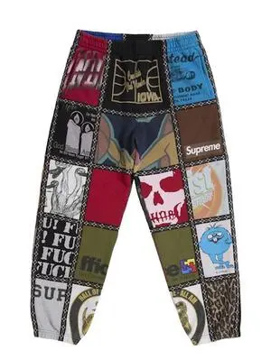 Supreme Number Ine Patchwork Sweatpant - Multicolor