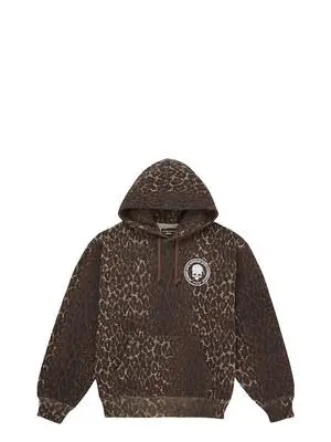Supreme Number Ine Hooded Sweatshirt - Leopard