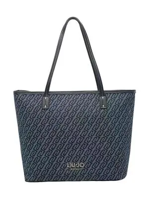 Liu Jo Logo Zip Tote Bag - Blue