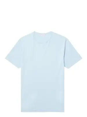 Sunspel Slim-fit Supima Cotton-jersey T-shirt - Blue