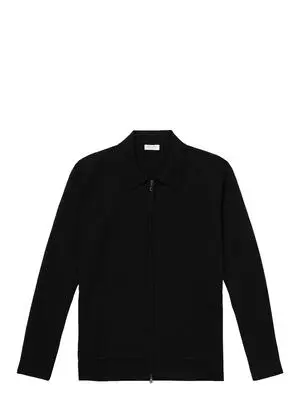 Sunspel Merino Wool Milano Jacket - Black