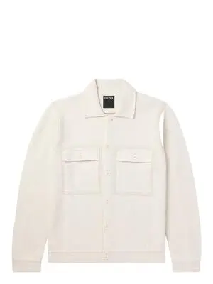 Zegna Zegna - Terry Overshirt - Men - Neutrals  Neutrals