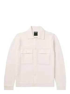Zegna Zegna - Terry Overshirt - Men - Neutrals  Off-white